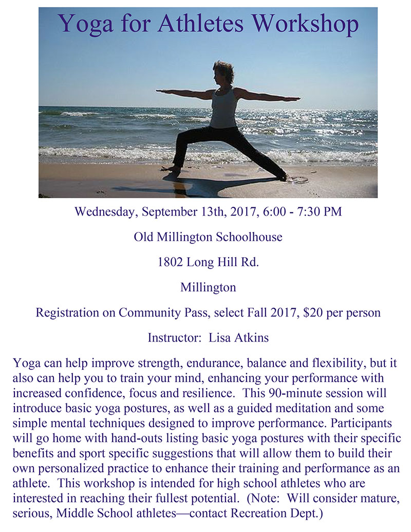 Yoga for Athletes Workshop Fall 2017 | Renna Media