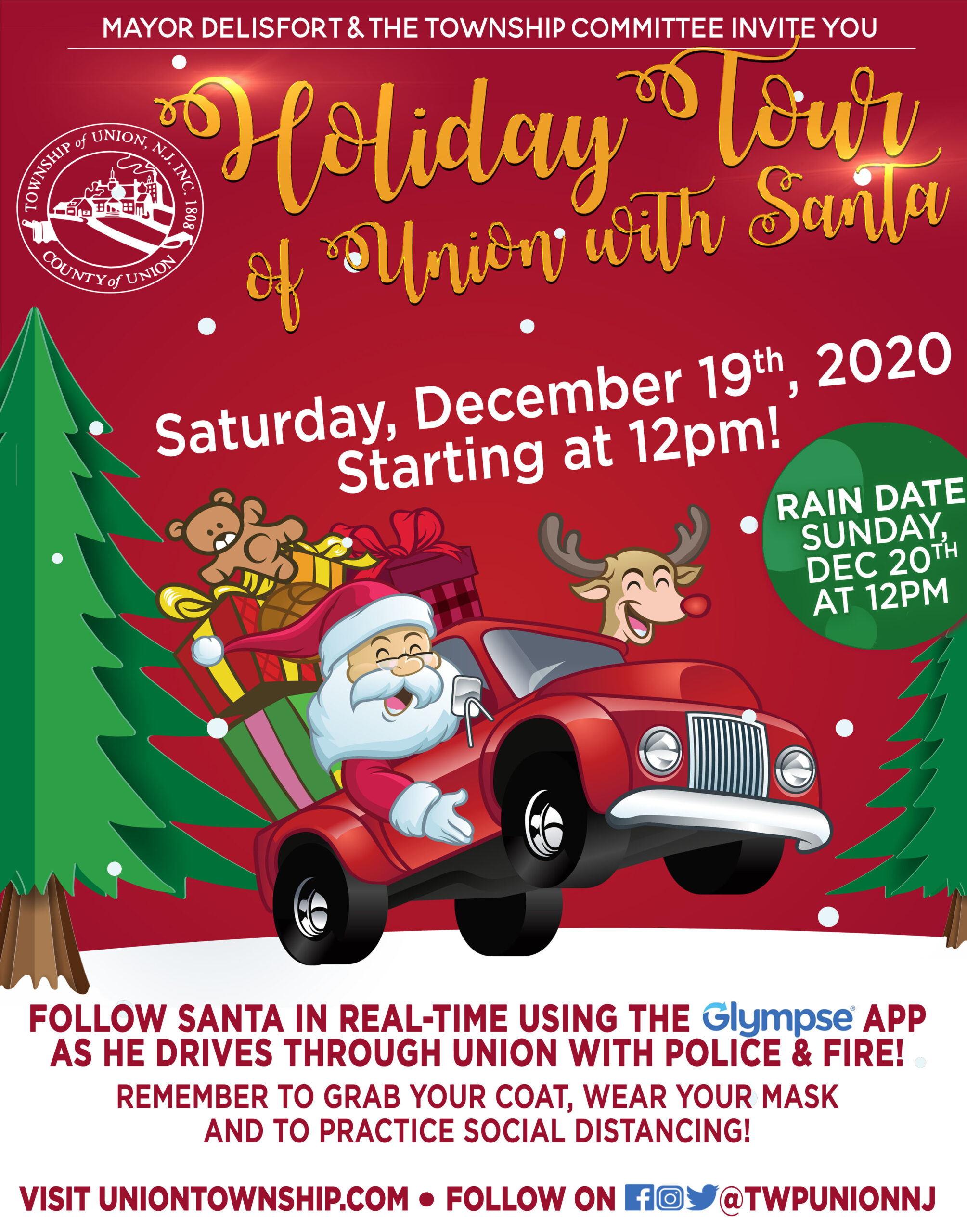 Renna Media | Holiday Tour of Union with Santa Claus