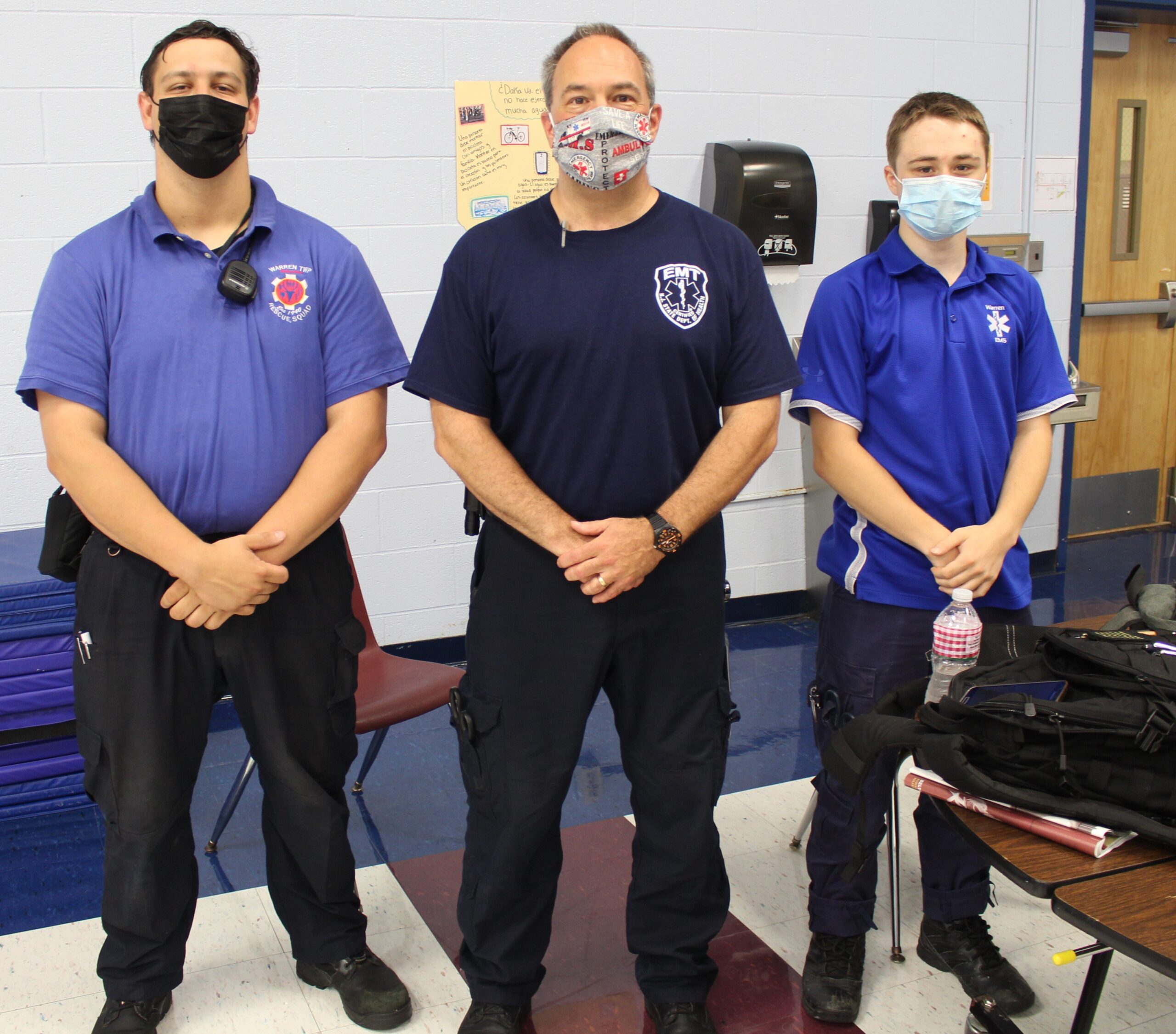 3. Anthony Levine, Ward Scheiderman and Ryan Presgraves from the Warren ...