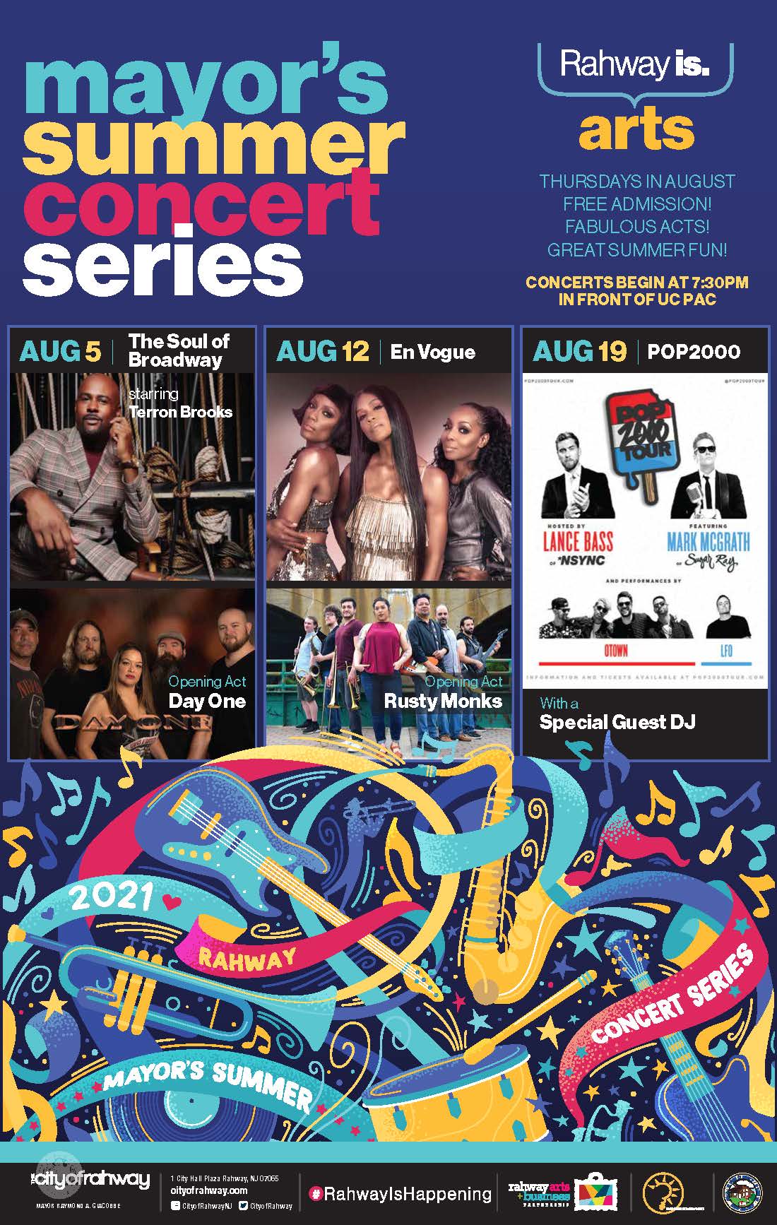 Renna Media | Rahway Summer Concert Series Line-Up