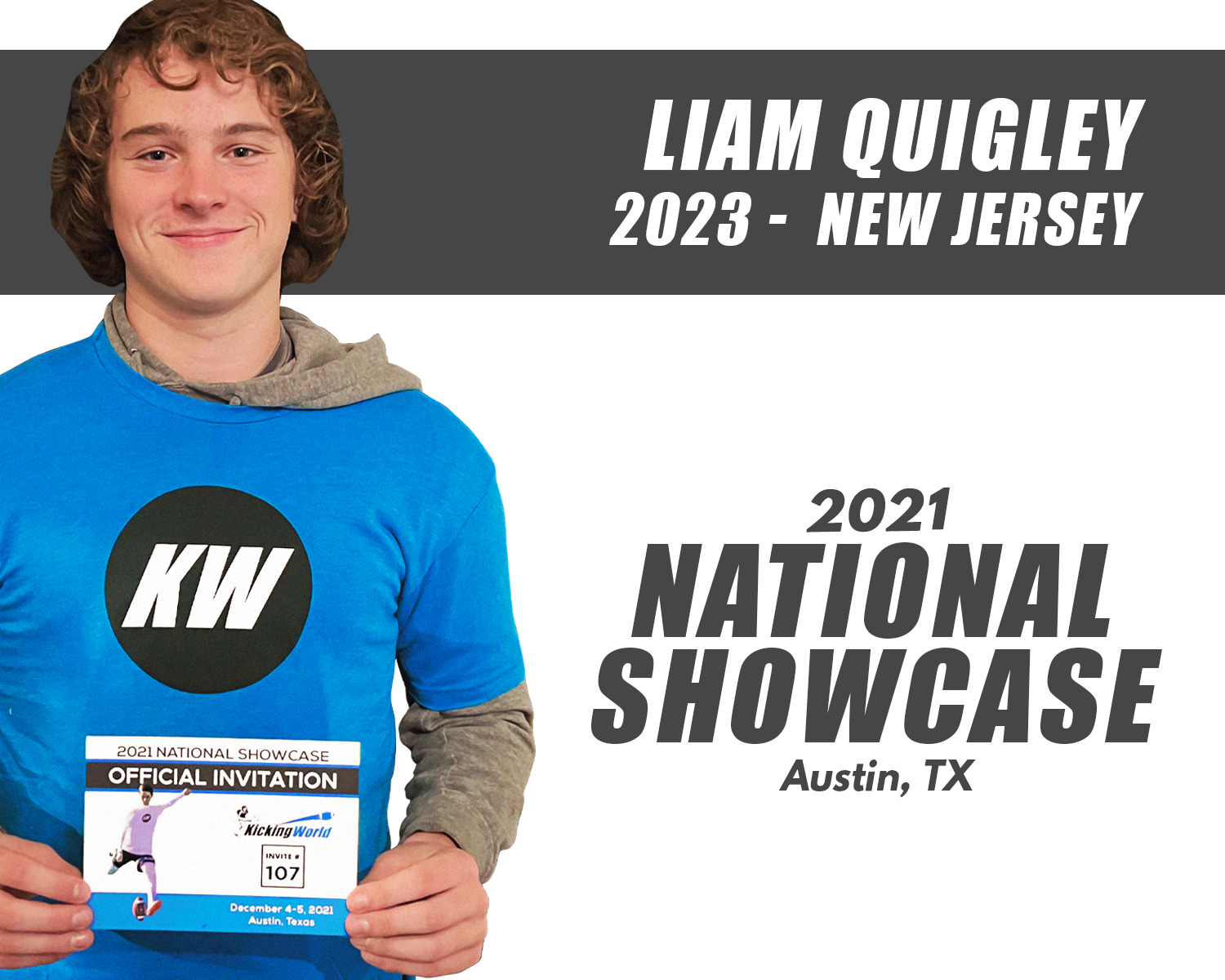 Renna Media | Liam Quigley attends National Showcase