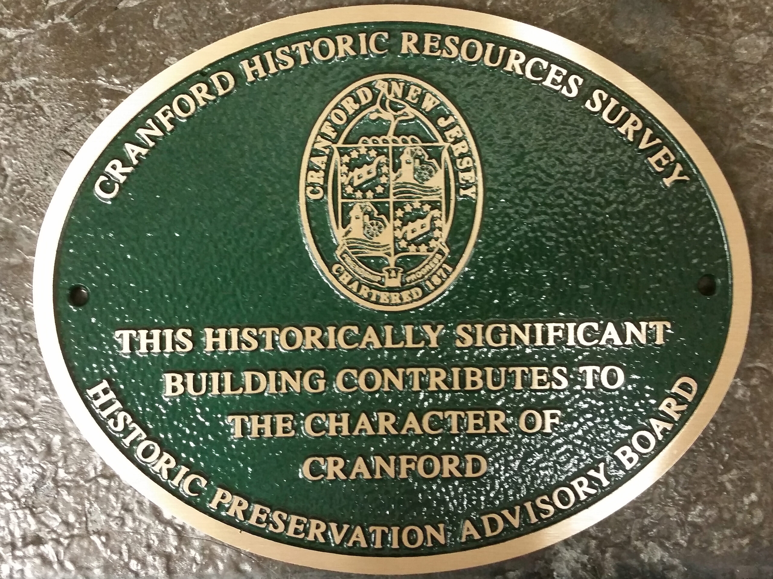 Renna Media | Cranford Historic Plaque Price Increase