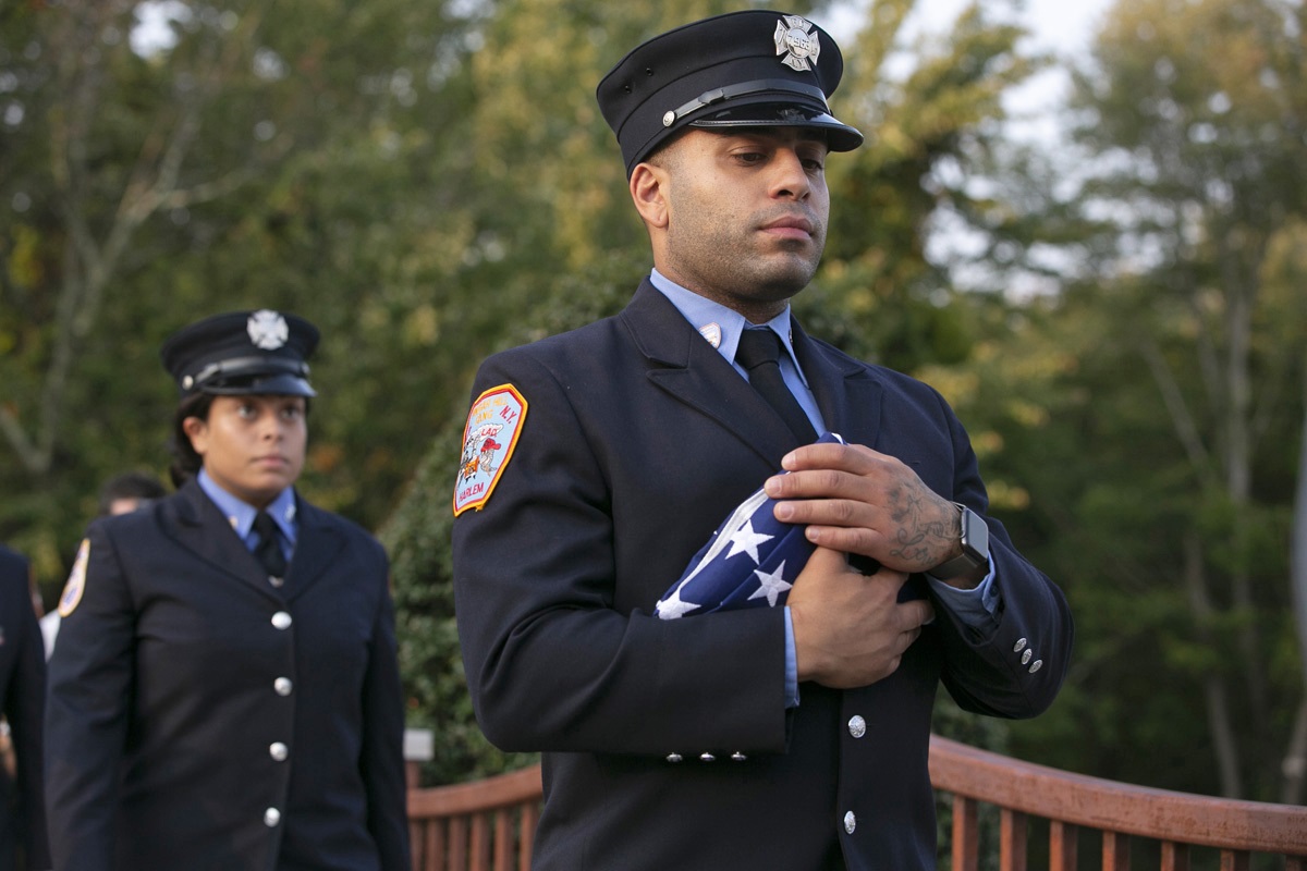 Carl Asaro Jr at 2021 20th Anniversary 911 Ceremony | Renna Media