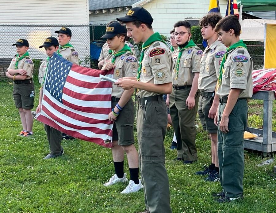 Renna Media | Elmora Scouts to Retire American Flags