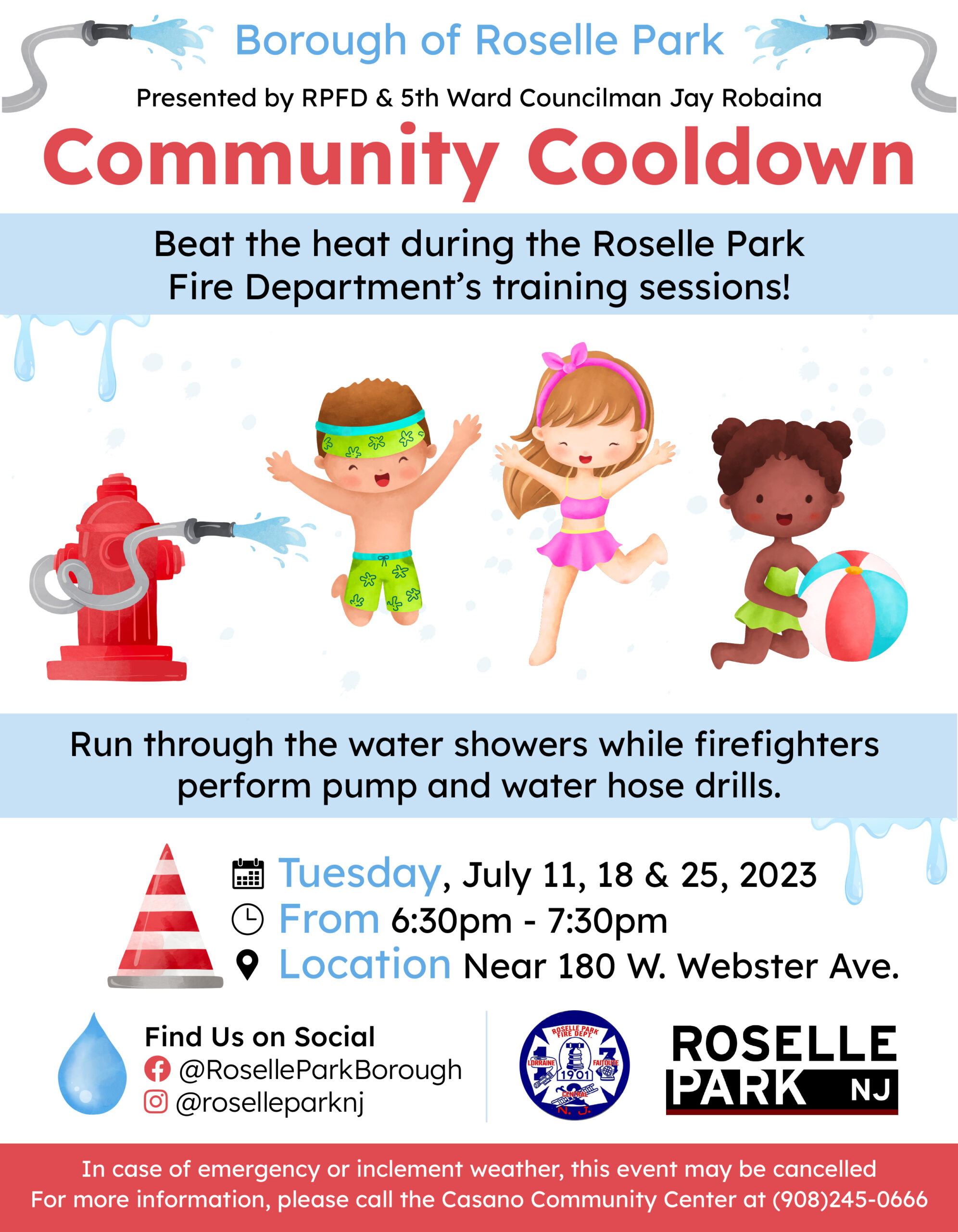 Renna Media | Roselle Park 2023 Community Cooldown Events