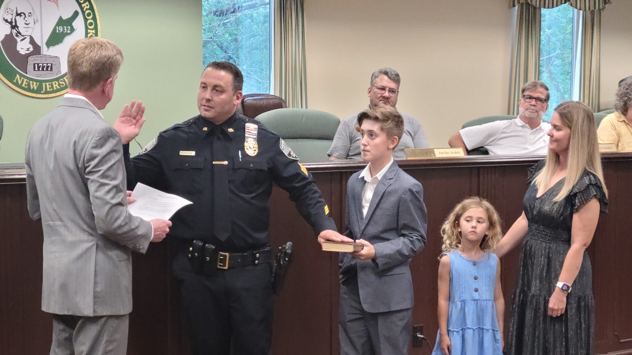 Renna Media | Green Brook Police Officers Sworn In