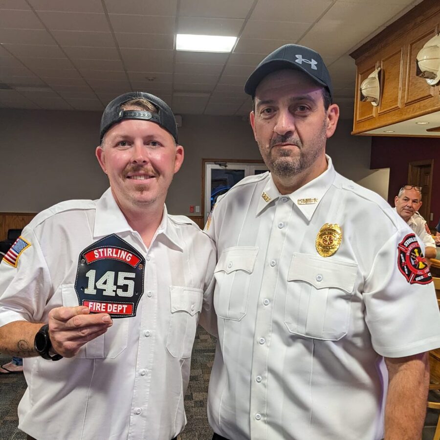 Renna Media | Stirling Fire Company Congratulates Matt Pepe