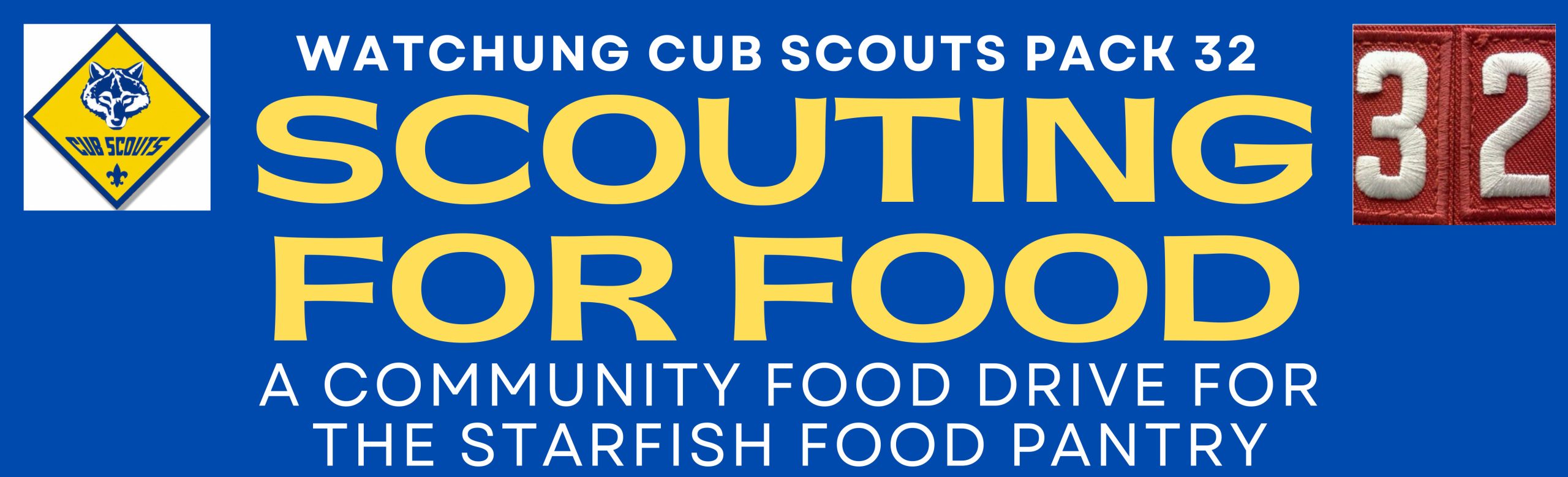 Renna Media | Watchung Pack 32 Scouting for Food Drive